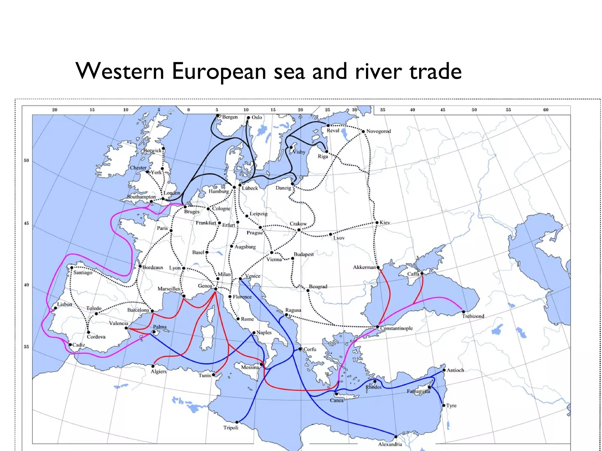 World in 1500 trade routes 2011 2012 | PPT