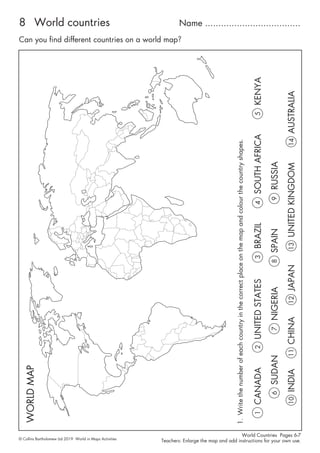 World in maps_activities | PDF