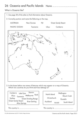 World in maps_activities | PDF