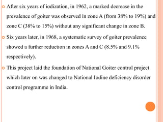 World iodine deficiency day | PPTX | Thyroid Disorders | Endocrine and ...