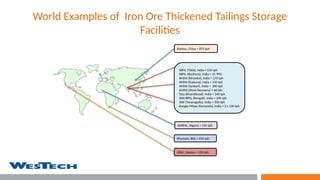 Examples of World Iron ore Tailings Surface Stacks | PPTX