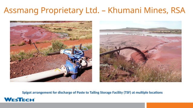 Examples of World Iron ore Tailings Surface Stacks | PPTX