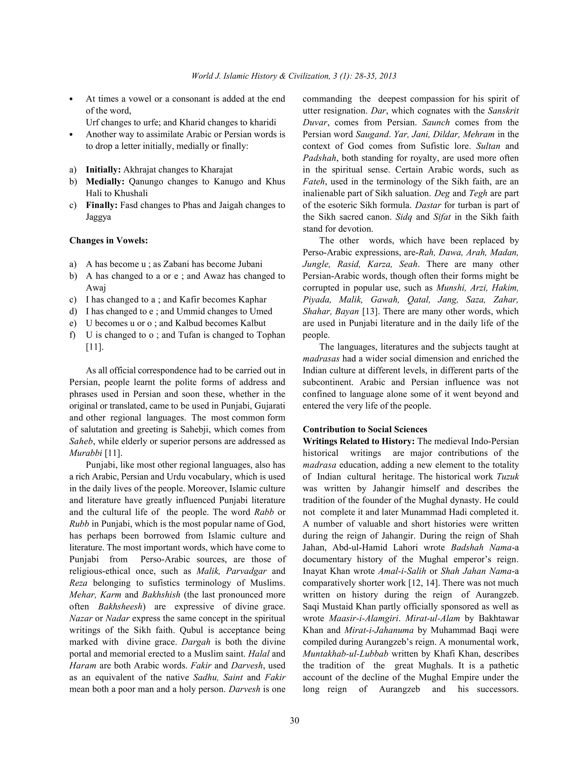 World journal of islamic history and civilization, | PDF