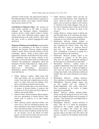 World journal of islamic history and civilization, | PDF