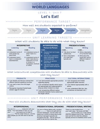 World language level1 | PDF