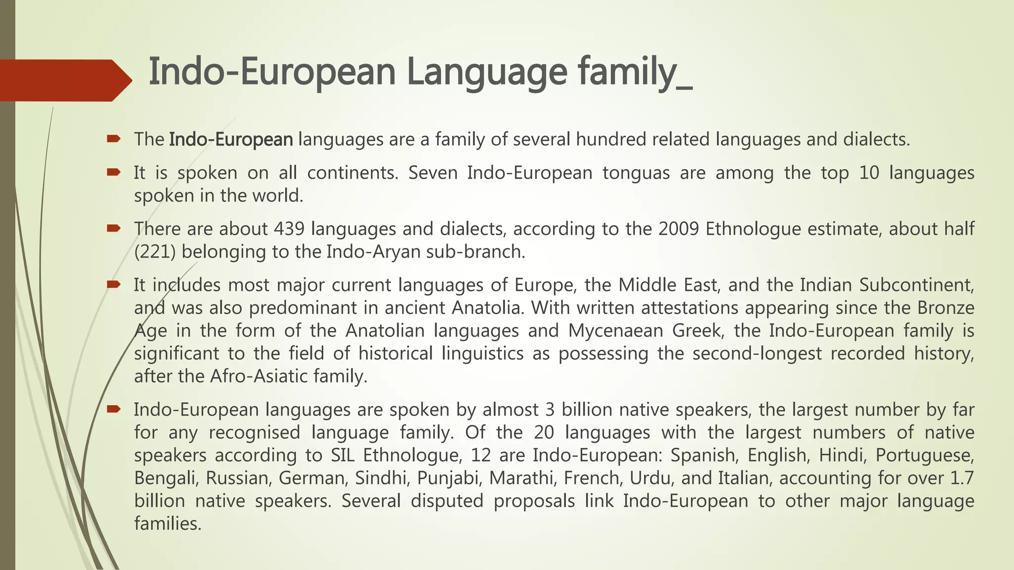 Presentation on World Language Regions | PPTX
