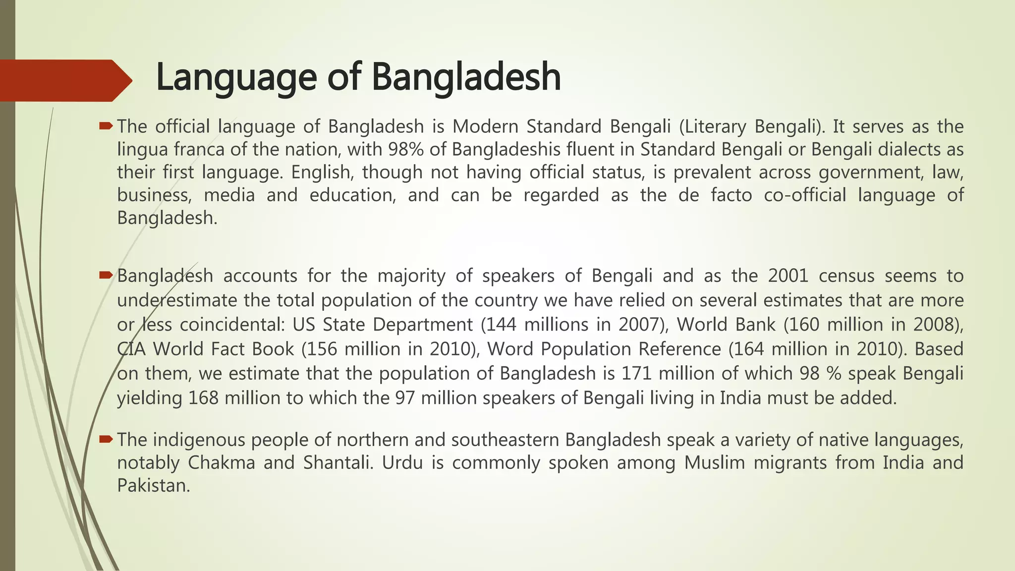 Presentation on World Language Regions | PPTX