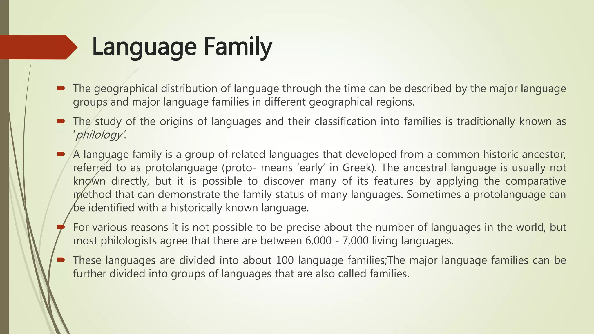 Presentation on World Language Regions | PPTX