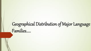 Presentation on World Language Regions | PPTX