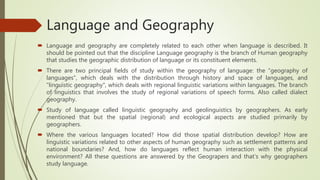 Presentation on World Language Regions | PPTX