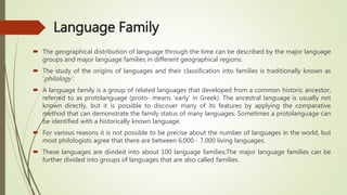 Presentation on World Language Regions | PPTX