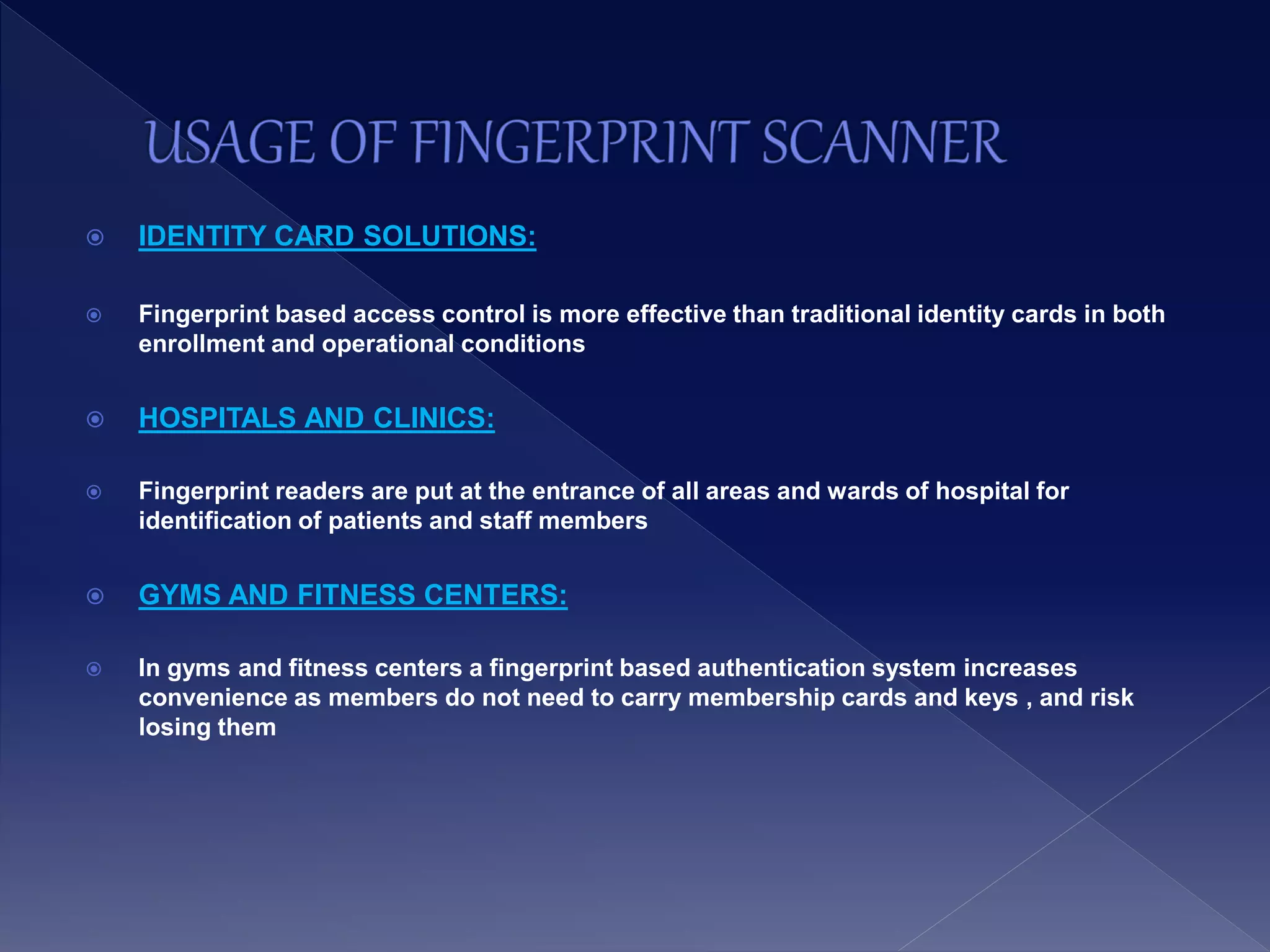 Worldleading fingerprint technolopgy | PPTX | Technology & Computing