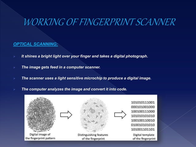 Worldleading fingerprint technolopgy | PPT