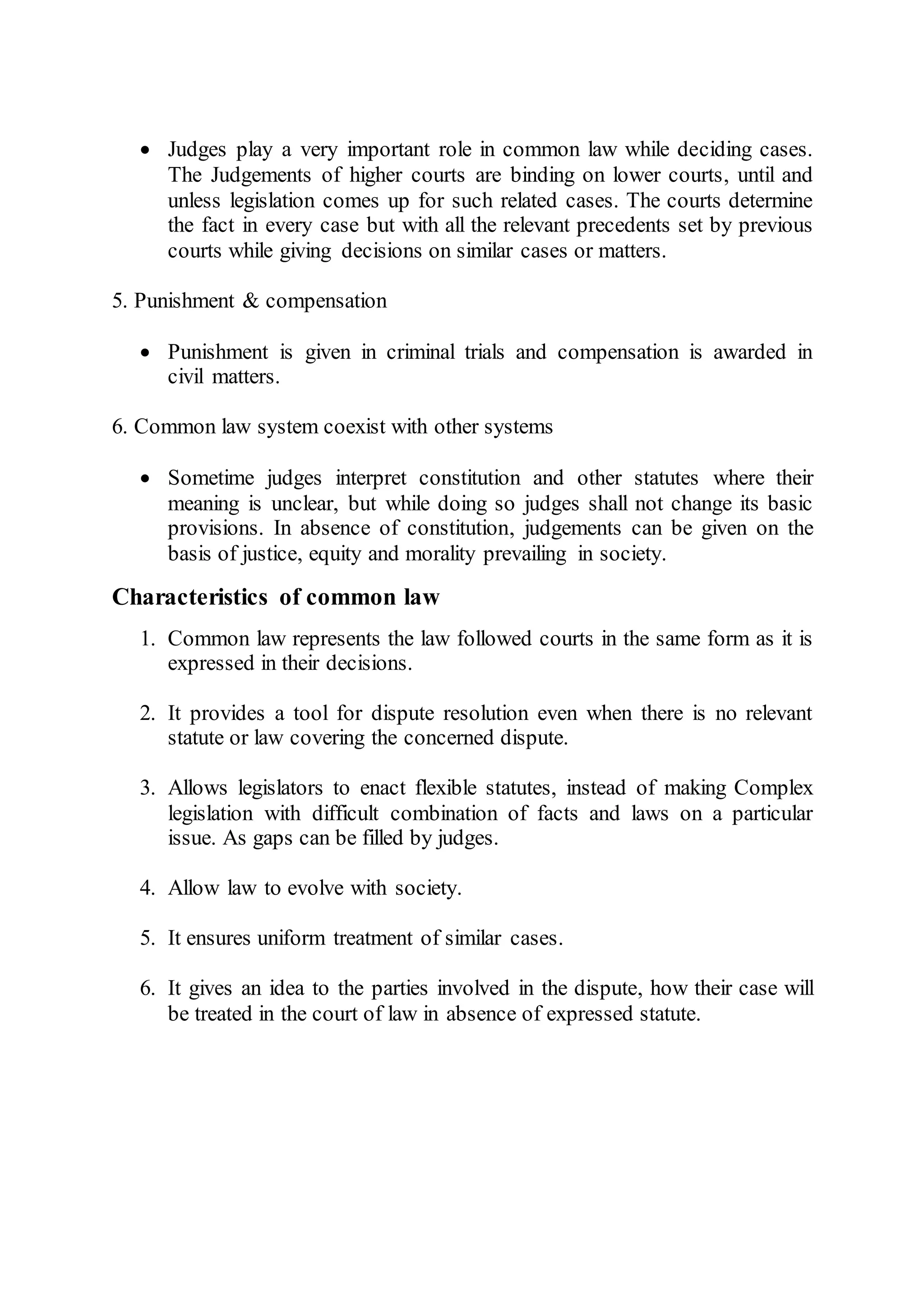 World Legal System and their Salient Features | DOCX