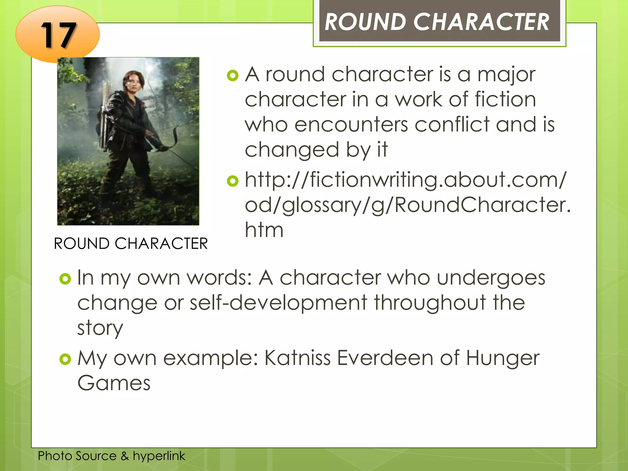 Worldlit types-of-characters-lino-ariel-1 | PPTX