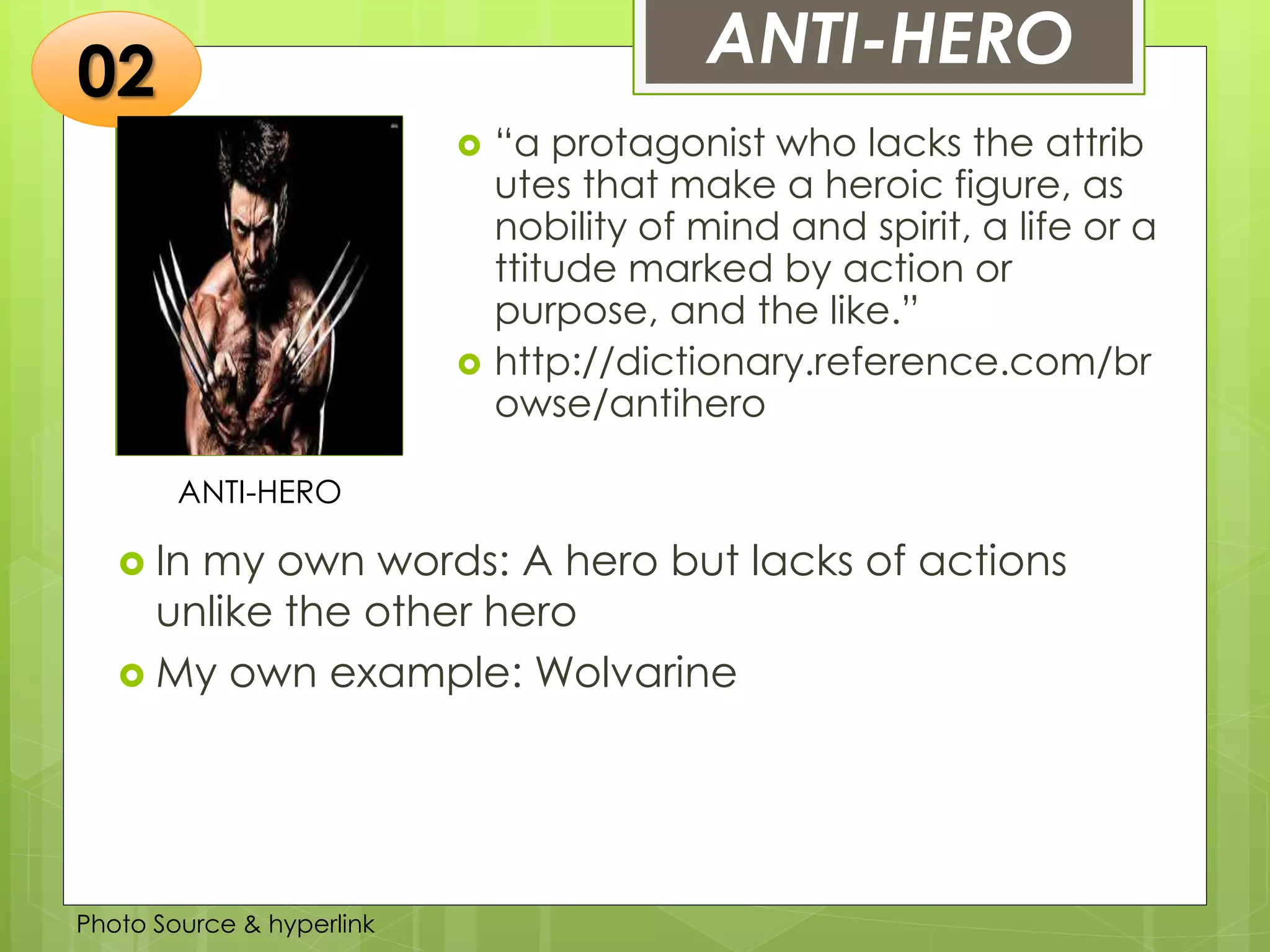 Worldlit types-of-characters-lino-ariel-1 | PPT