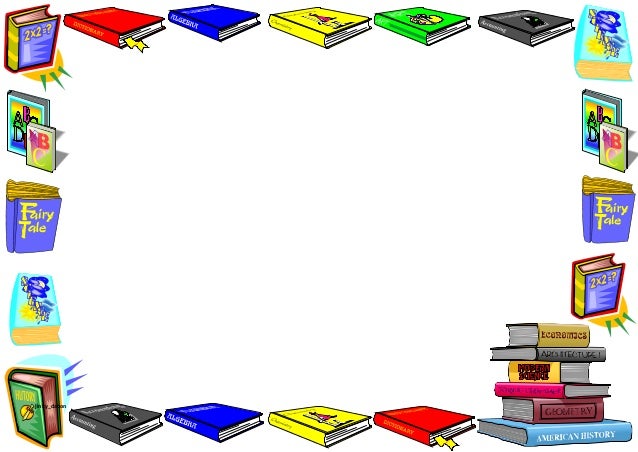 World literacy day themed pageborder (landscape)