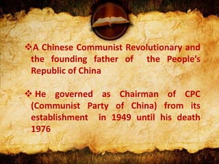 World literature (mao zedong) | PPTX