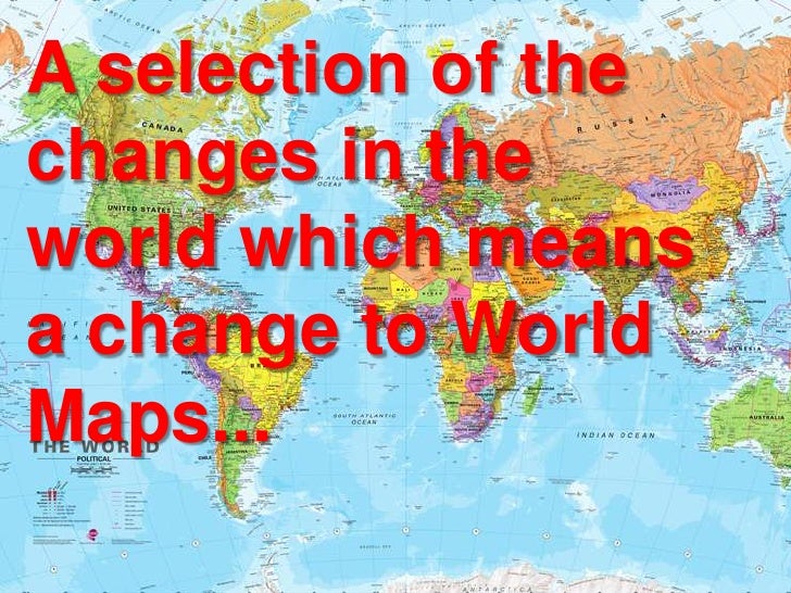 World Map Changes Over Time Animation - Map