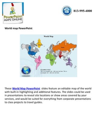World Map Power Point | PDF
