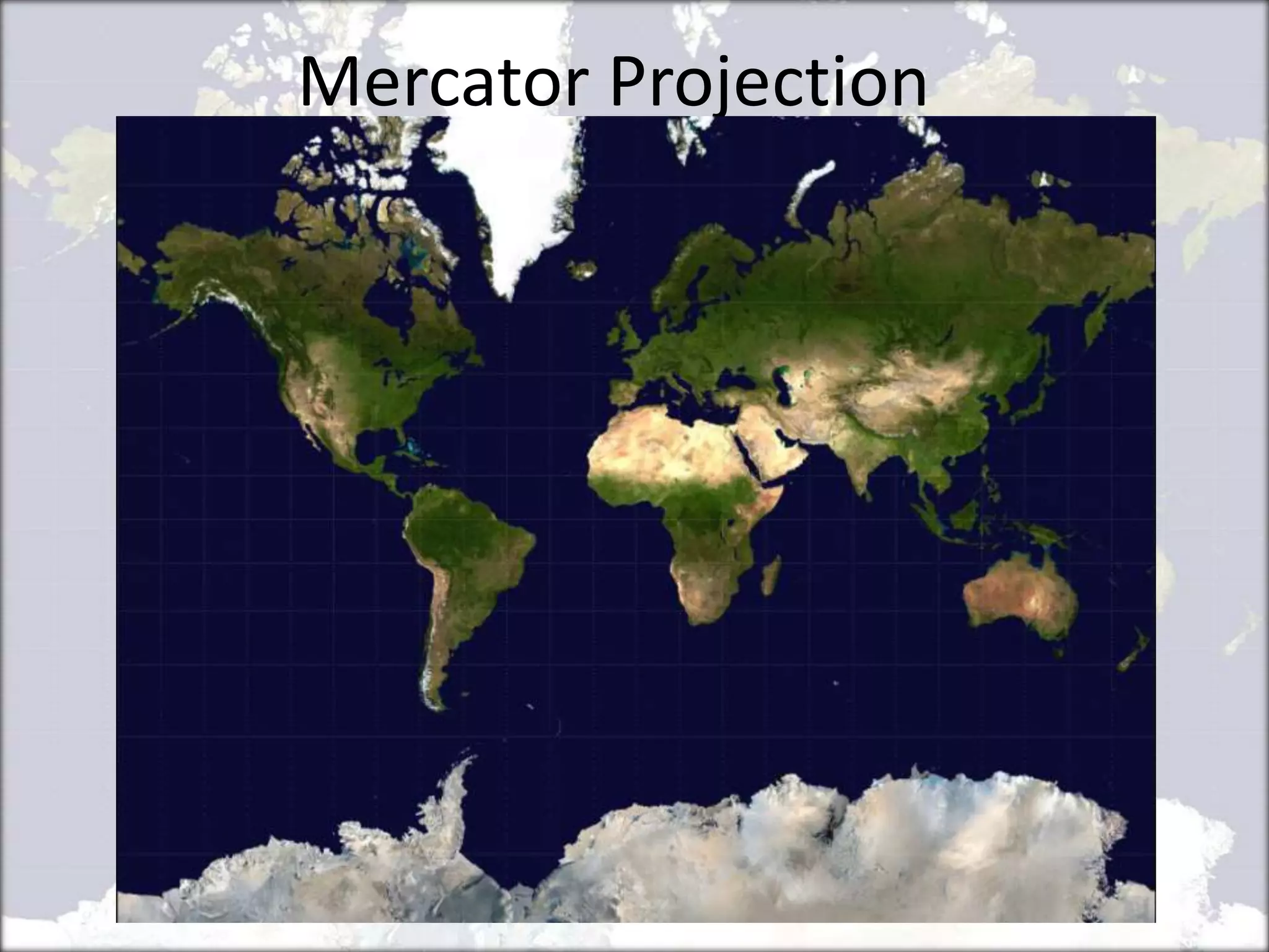 World map projections | PPTX | Geography | Science
