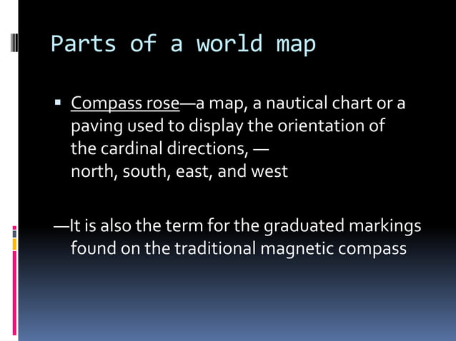 World map report | PPT