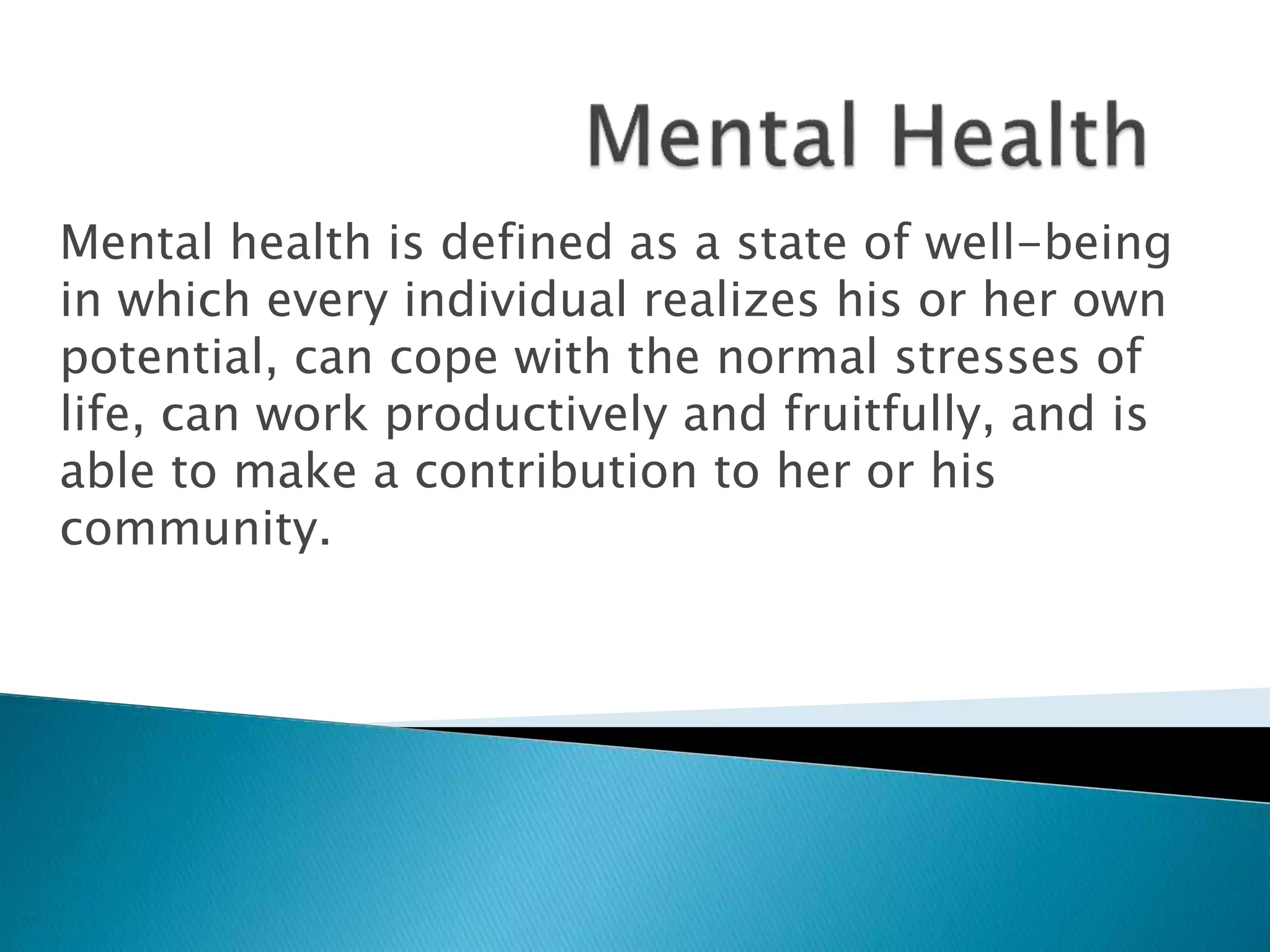 World mental health day | PPTX