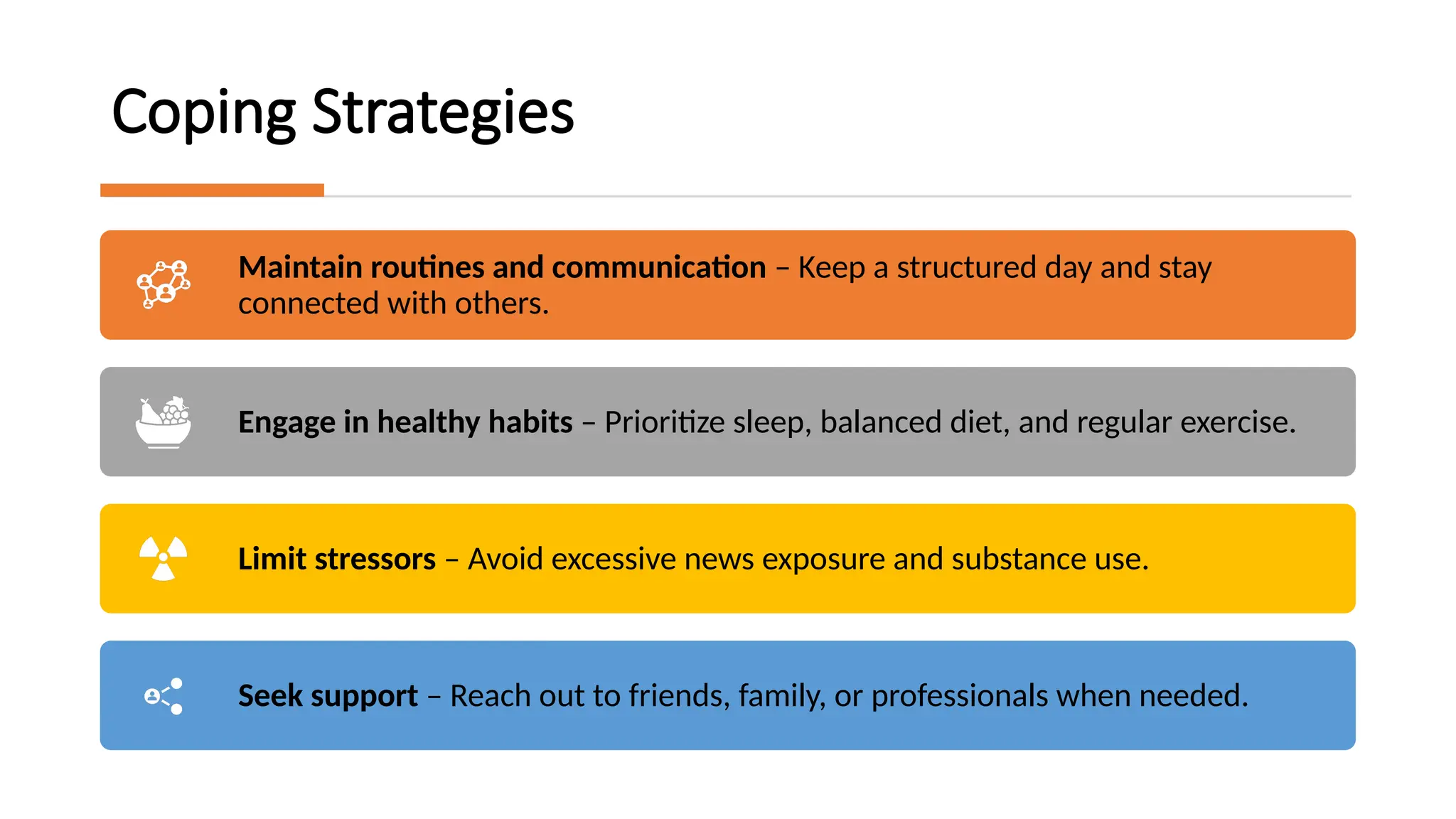 Access to Services – Mental Health in Catastrophes and Emergencies | PPTX