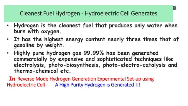 World Metrology Day May 20,2021 Hydroelectric Cell Basics- Green Energy ...