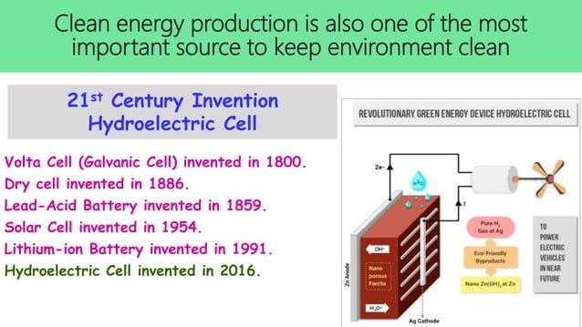 World Metrology Day May 20,2021 Hydroelectric Cell Basics- Green Energy ...