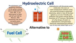 World Metrology Day May 20,2021 Hydroelectric Cell Basics- Green Energy ...