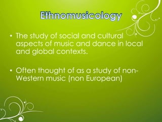 World Music Overview | PPTX