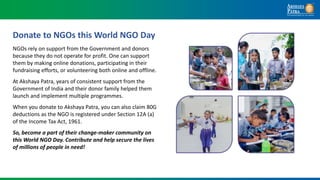 World NGO Day- NGO's changing face in society | PPTX