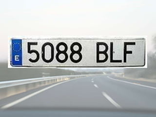 World number plates | PPT