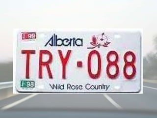 World number plates | PPT