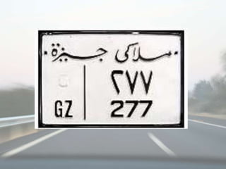 World number plates | PPT