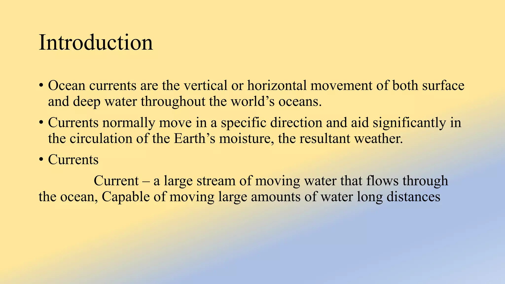World ocean currents | PPTX