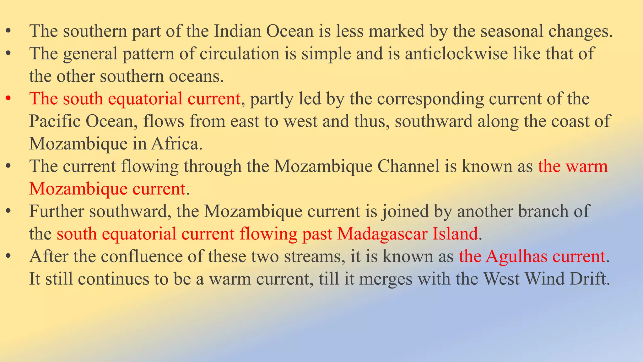 World ocean currents | PPTX