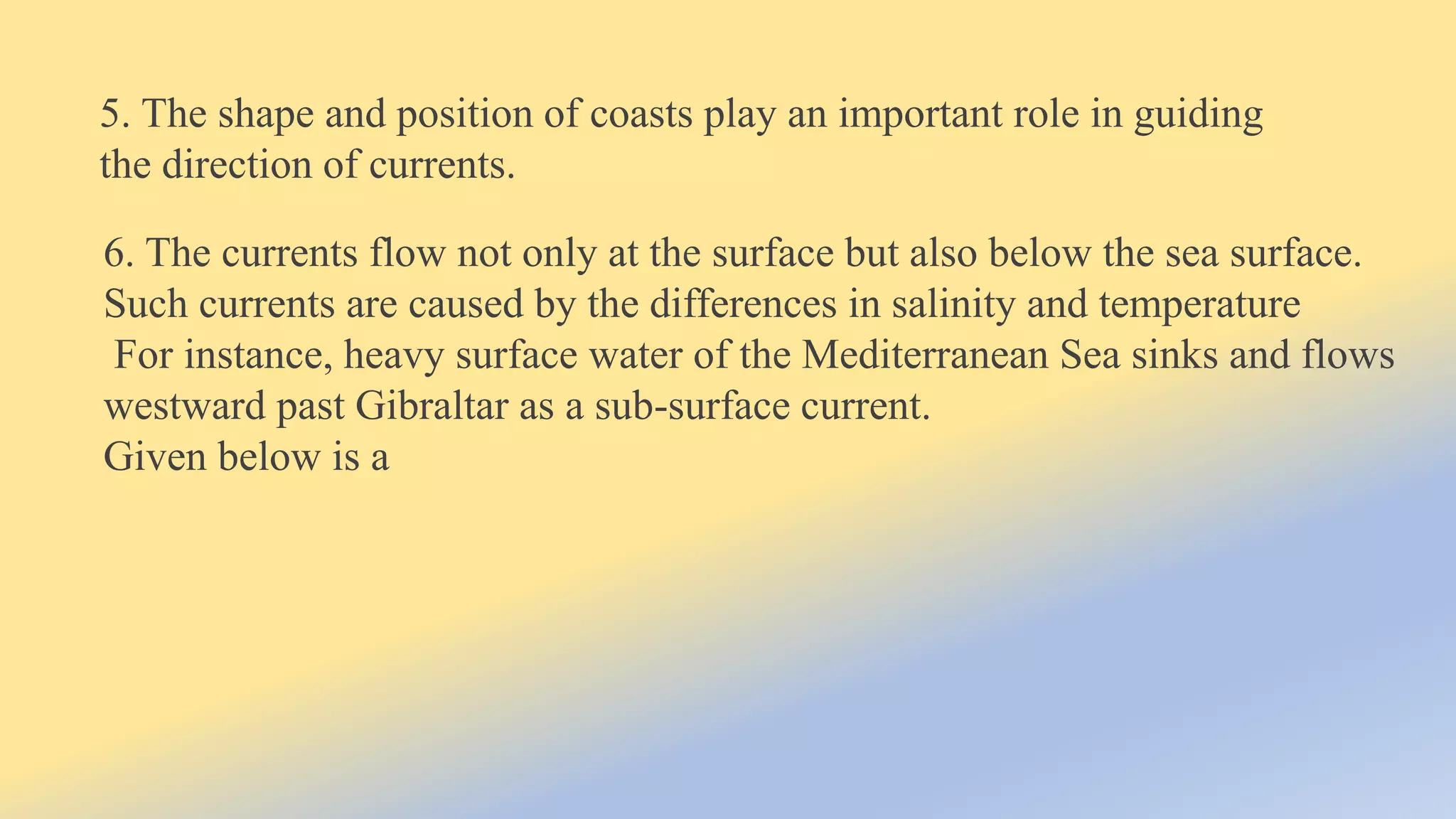 World ocean currents | PPTX