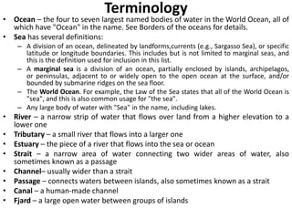 World Ocean Fisheries By B.pptx