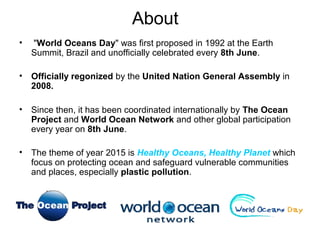 World oceans day; Introduction | PPT