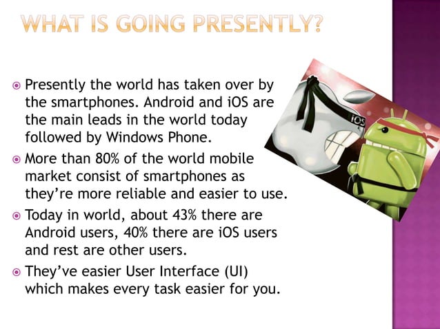Ppt on World Of Smartphones | PPTX
