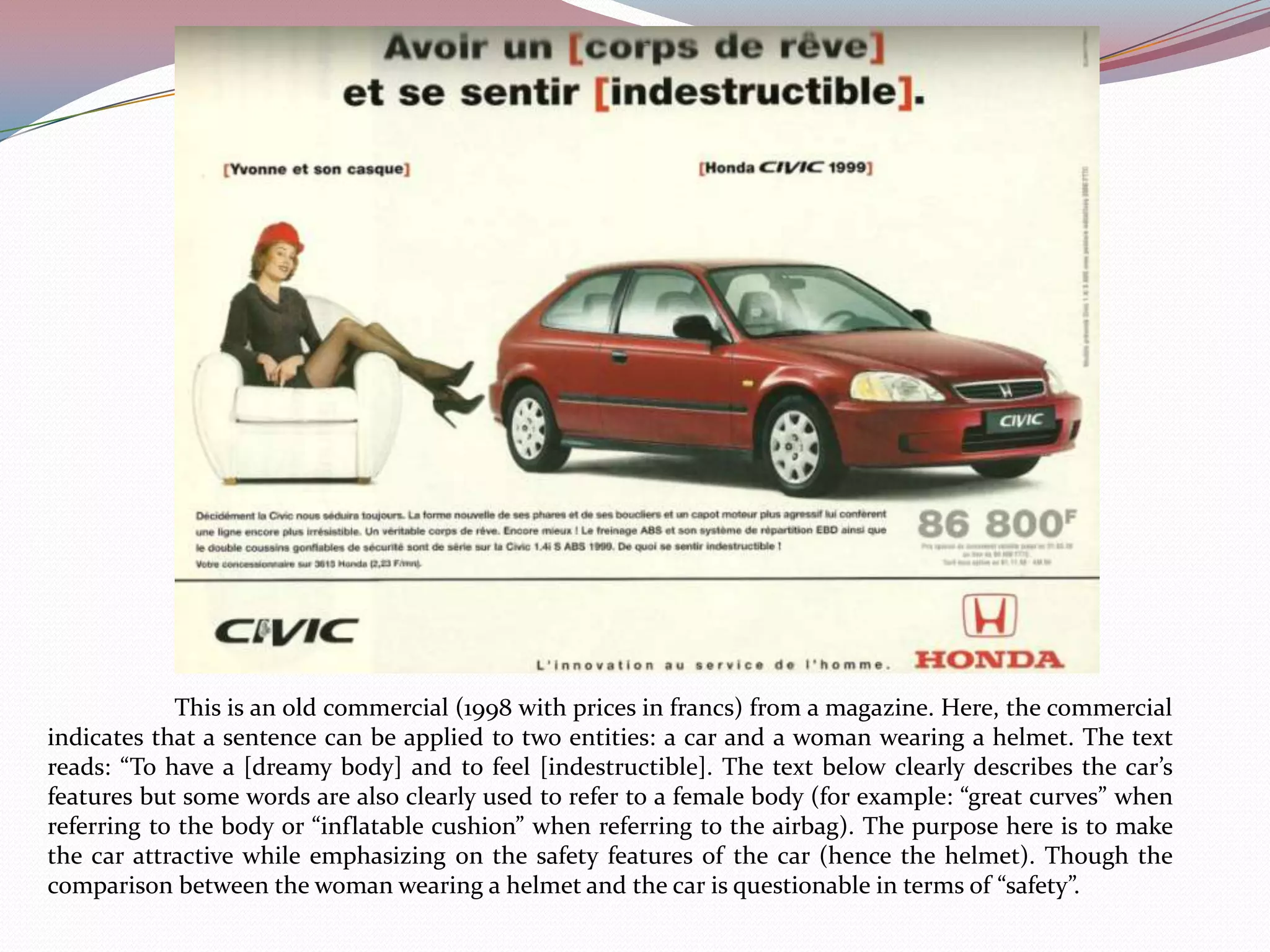 World of advertising - french ads | PPTX