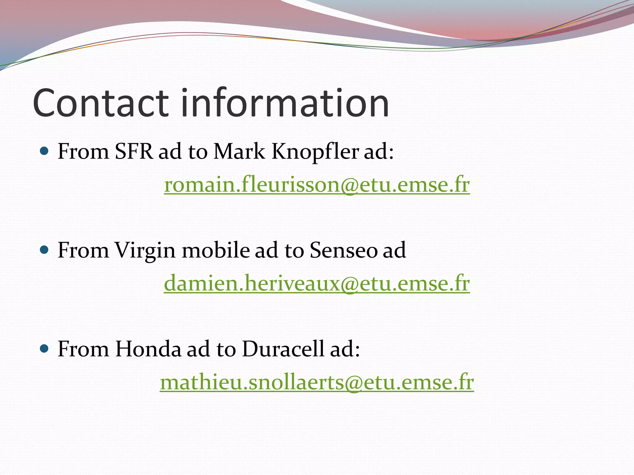 World of advertising - french ads | PPTX