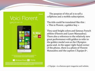 World of advertising - french ads | PPTX