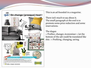 World of advertising - french ads | PPTX