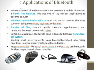 Data Communication and Network World of Bluetooth | PPTX