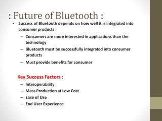 Data Communication and Network World of Bluetooth | PPTX