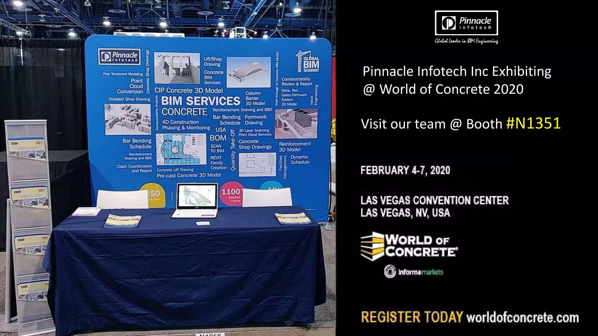 Meet Team Pinnacle @ World of Concrete | Booth #1351 | PPT