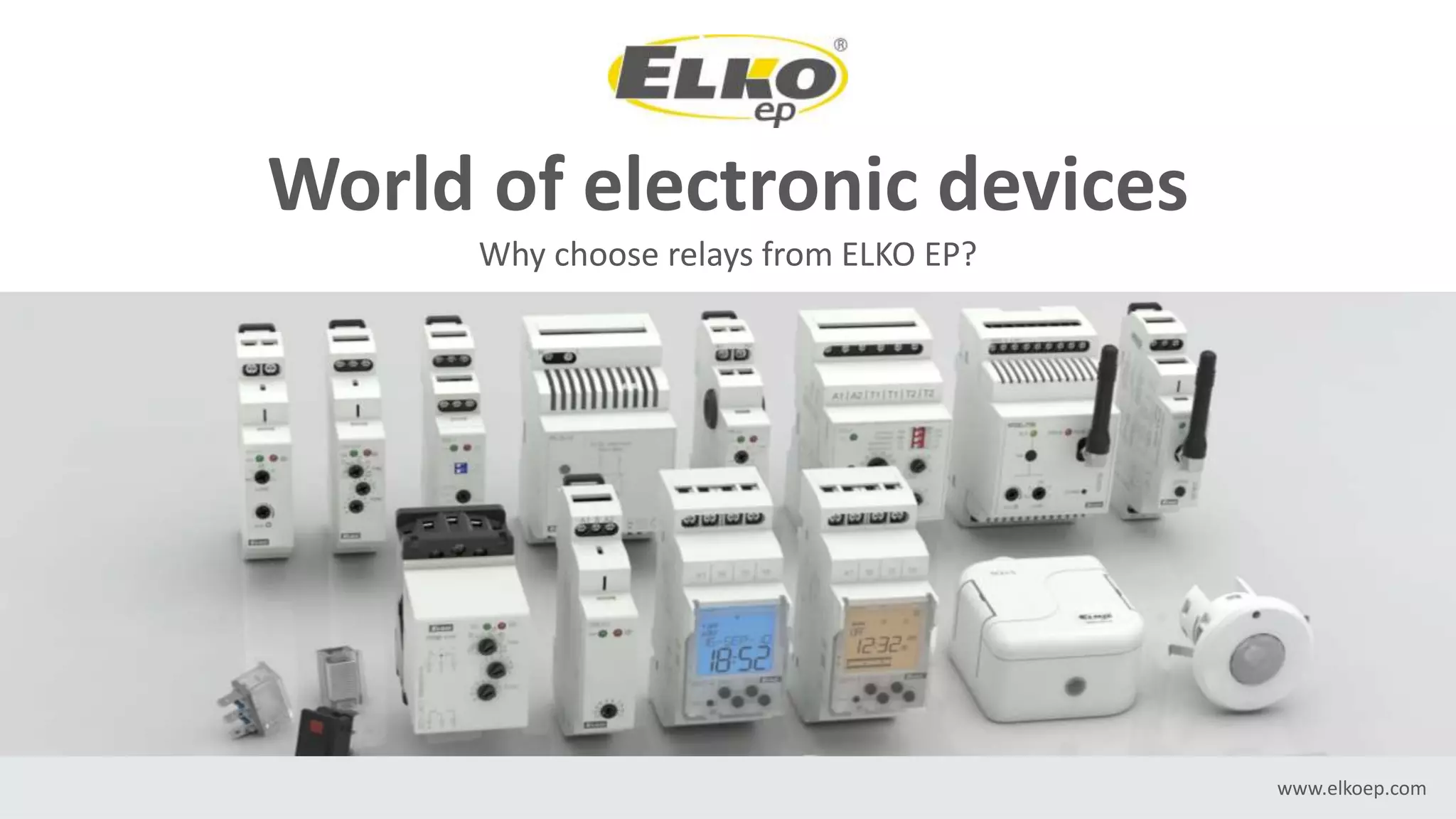 Modular electronic devices - timers and monitoring relays | PPT
